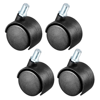 Swivel Casters 1.5 Inch Nylon 360 Degree M8 x 13mm Caster Wheels 4 Pcs ...
