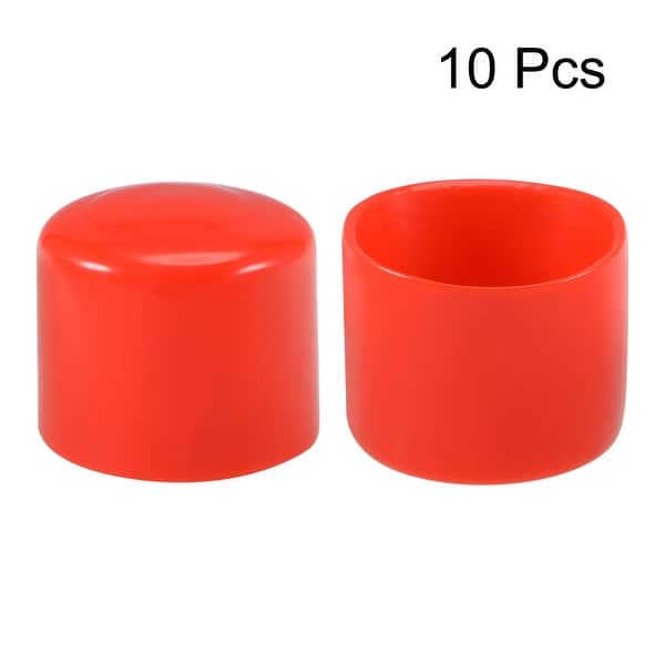 Rubber End Caps Vinyl Round End Cover Screw Thread Protectors for Screw ...