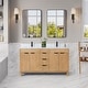 Palos Bath Vanity with Grain Composite Stone Top without Mirror - Bed ...