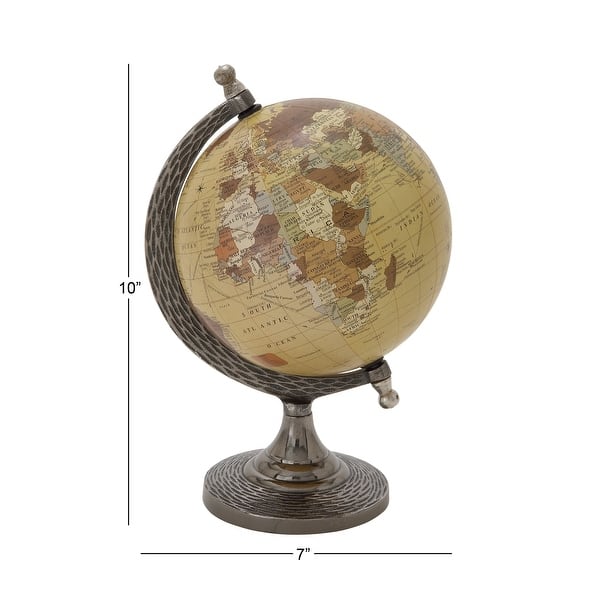 Brown Aluminum Metal Globe - Bed Bath & Beyond - 21533375
