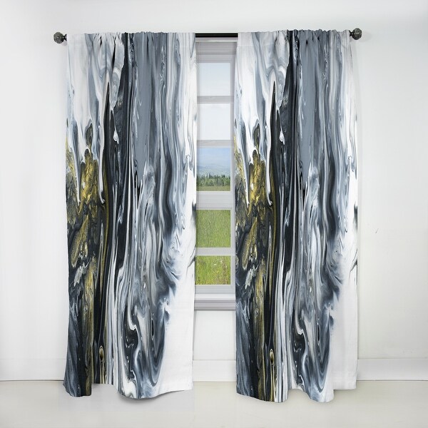 Blackout Mid Century 7C Made-to-Order Curtain Panel (One Panel) - On ...