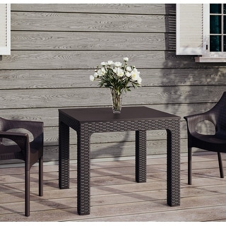 Solara Outdoor Patio Table, Wenge Brown - Bed Bath & Beyond - 40446998