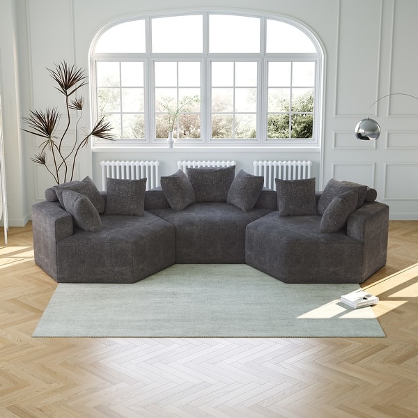 hexagon shape sofa