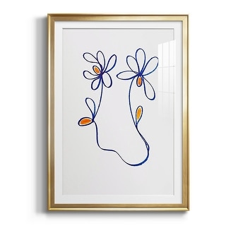 Wobbly Blooms IV Premium Framed Print - Ready to Hang - Bed Bath ...