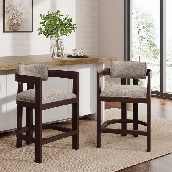 Christopher Knight Home Maribel Upholstered Counter/Bar Stools (Set of ...