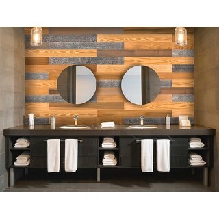 Wood Art Products Accent Wall Panels for Interior Wall Decor, Thermo ...