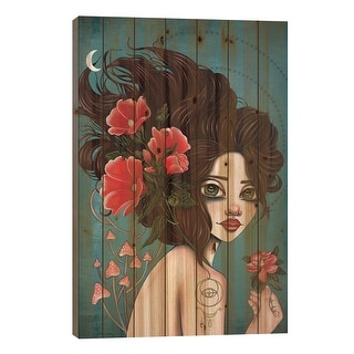 The Loaming Print On Wood by Lea Barozzi - Multi-Color - Bed Bath ...