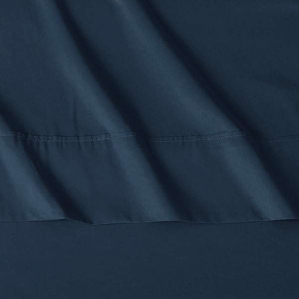 Navy Blue Luxury Extra Soft Deep Pocket Fresh Breathable Sheet Set - On ...