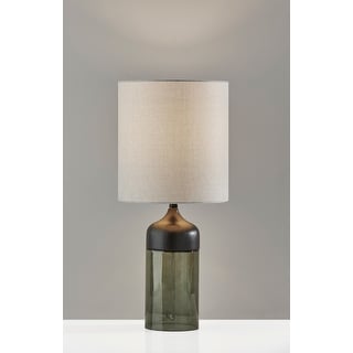 Carson Carrington Laby Smoked Glass Tall Table Lamp - On Sale - Bed ...