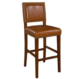 Ryder Handwoven Rattan Farmhouse Bar Stool - On Sale - Bed Bath ...