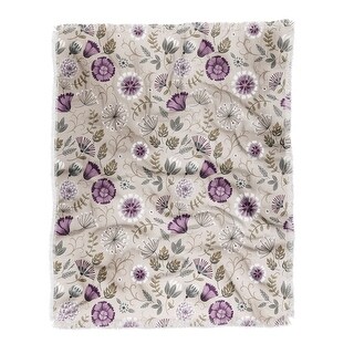 Pimlada Phuapradit Violet Vine Made To Order Throw Blanket - Bed Bath ...