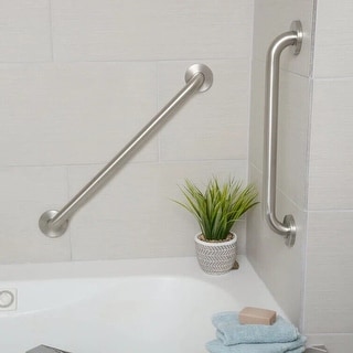 CEL Commercial/Home Stainless Steel Bathroom Safety Grab Bar - Bed Bath ...