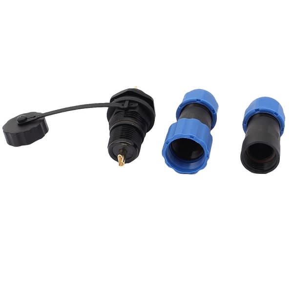 SD13 13mm 1P-1P M/M Flanged Waterproof Aviation Cable Connector Plug ...