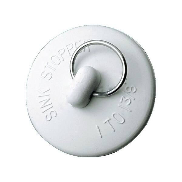 1.375 in. Round White Rubber Plug in Modern Style - Bed Bath & Beyond ...