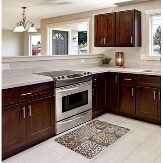 Chef Gear Madeline Medallion Kitchen Mat, 20x32 - 20x32 Inch - Bed Bath ...