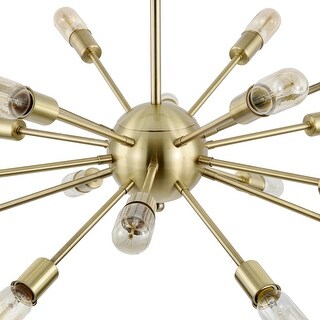 Sputnik Style Chandelier - White - Bed Bath & Beyond - 36797185
