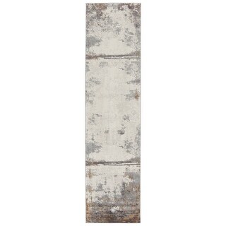 Ridley Abstract Gray/ Blue Area Rug - On Sale - Bed Bath & Beyond ...