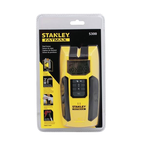 Stanley FatMax 300 6-1/2 in. L X 5 in. W Stud Sensor 1-1/2 in. 1 pc ...