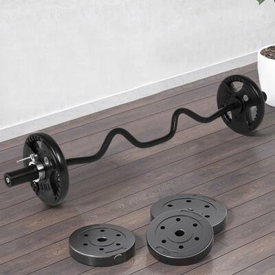 Olympic Bar for Weightlifting and Weight Training, 176LB Capacity and ...