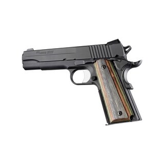 Hogue 45410 hogue govt model 1911 lamo camo panels smooth wood grips ...