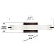 Kovacs P5044 Tube 3 Light 20-1/2" Wide Bath Bar with Etched Opal Shade ...