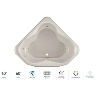 Jacuzzi Marineo 60" Salon Spa Bathtub for Drop In Installation with ...