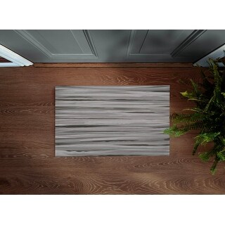 SEDIMENT GREY with Rubberized non-slip Backing Indoor|Outdoor Mat By ...