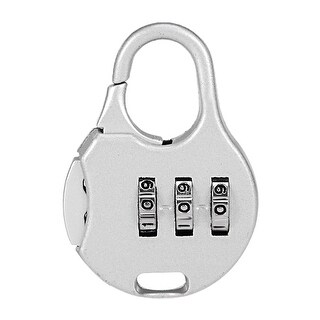3 Digit Combination Padlock, 3.1mm Shackle, Zinc Alloy Lock - Bed Bath ...