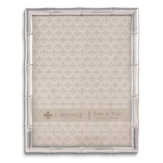 Curata Silver-Tone Metal Bamboo 5x7 Frame - Bed Bath & Beyond - 36206168