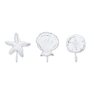 3/A Cream Color Shell Hooks - Bed Bath & Beyond - 40392131