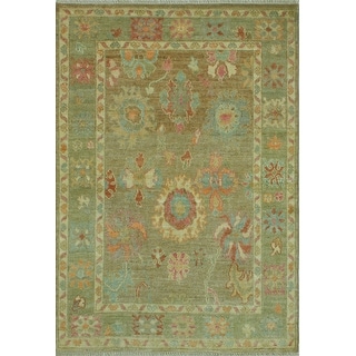 Noori Rug Fine Chobi Fitnat Lt. Green/Ivory Rug - 4'0" x 5'8" - Bed ...