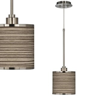Cedar Zebrawood Glow Mini Pendant Light - 7" x 25" - Bed Bath & Beyond ...