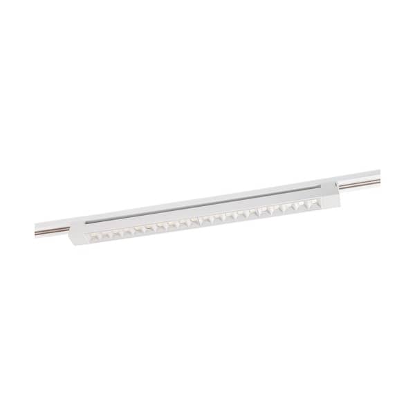 30 Watt LED 2 Foot Track Light Bar White Finish 30 Degree Beam Angle ...