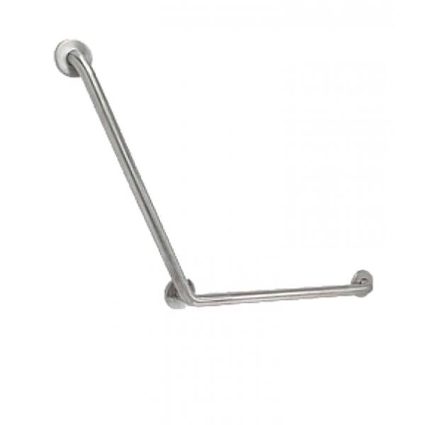 American Imaginations 24-in. x 24-in. Grab Bar Satin Nickel Stainless ...