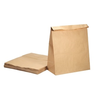 Paper Bags Brown Paper Grocery Bag 12lb 13x6.1x16.5 inch 70g, Pack of ...