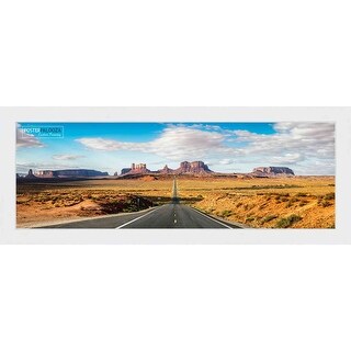 36x12 Contemporary White Wood Picture Panoramic Frame - Panoramic ...