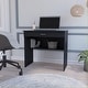 Desks, Modern Kaylor Storage Desk with Drawer and Shelf, 31.5inW, Black ...