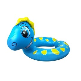 24" Blue and Yellow Dragon Children's Inflatable Swimming Pool Split ...