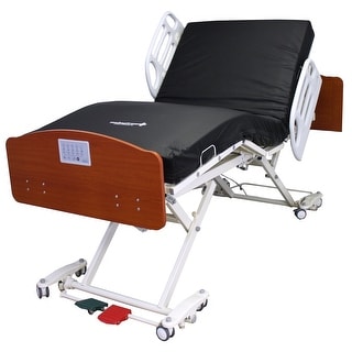 HomeCare Hospital Beds Lynacare Hi-Low Hospital Bed Set - MedMattress ...