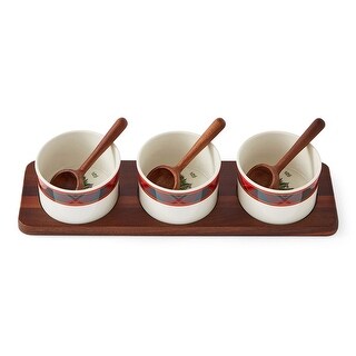 Christmas Tree Tartan 7-Piece Condiment Set - Bed Bath & Beyond - 41308557