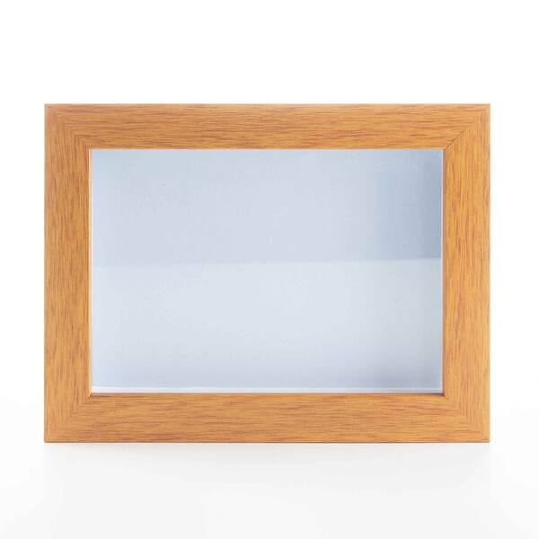 Honey Pecan 20x30 Wood Shadow Box with Blue Acid-Free Backing - With 5/ ...