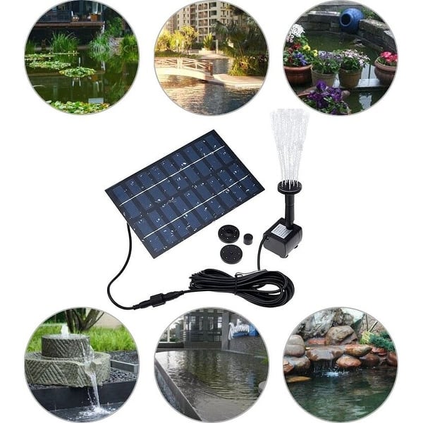 Solar Power Fountain Submersible Floating Water Pump - On Sale - Bed ...