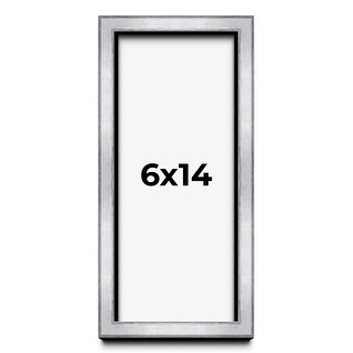 6x14 Shadow Box Frame Silver | 1.375 Inches Deep Real Wood - Bed Bath ...