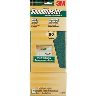 3M 60 Grit Sandpaper 11060-G Unit: EACH - Bed Bath & Beyond - 17501442