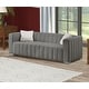 Wayna upholstered Modern Velvet Sofa for Living Room - Bed Bath ...