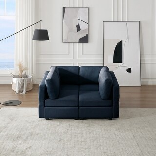 4 Seat Sofa Bed Space Saving Sleeper Sofa Modular Straight Row ...