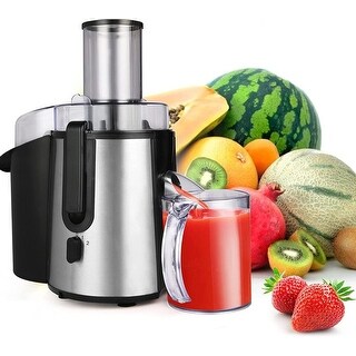 850W Electric Wide Mouth Centrifugal Juice Extractor, 2 Speed Electric ...