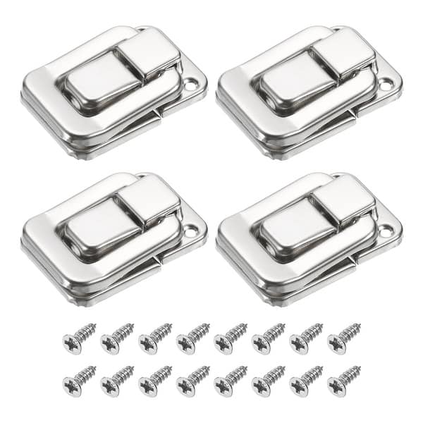 4Pcs Toggle Catch Lock, Iron Hasp Lock Latch Clasp for Jewelry Box ...