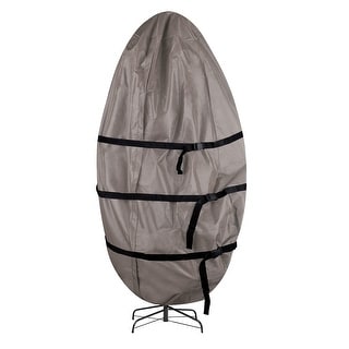 Christmas Tree Storage Bag - Upright Zippered Canvas Cover for 9-Foot ...