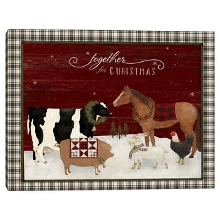 Together for Christmas by Beth Albert Canvas Art Print - Bed Bath ...